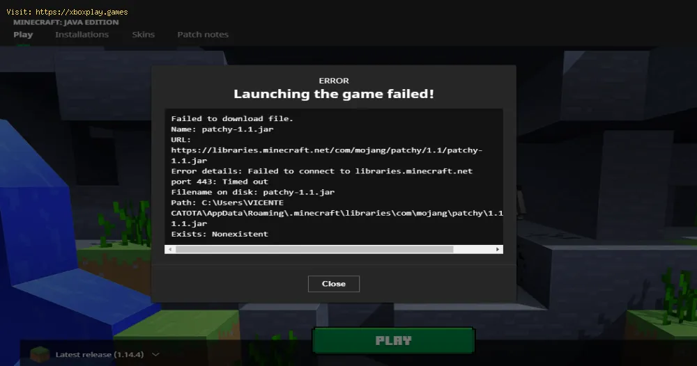How to Fix Minecraft Launching the Game Failed Error