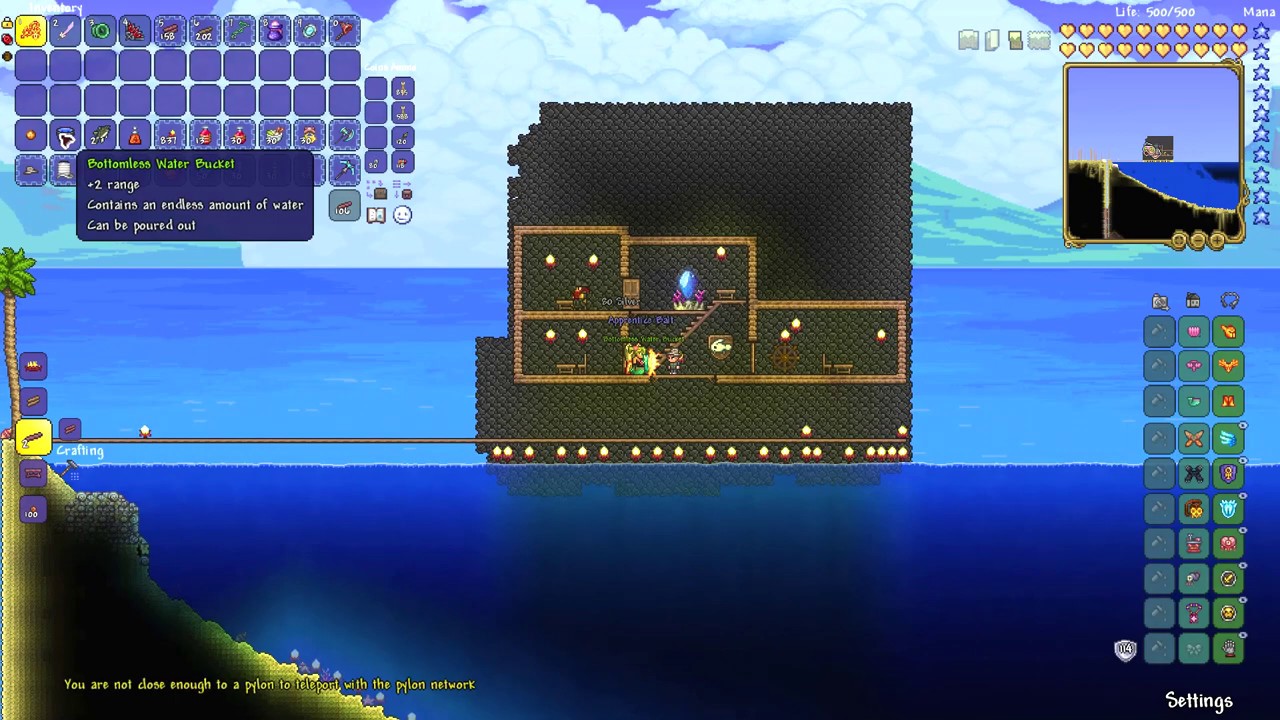 Terraria How To Make A Bucket